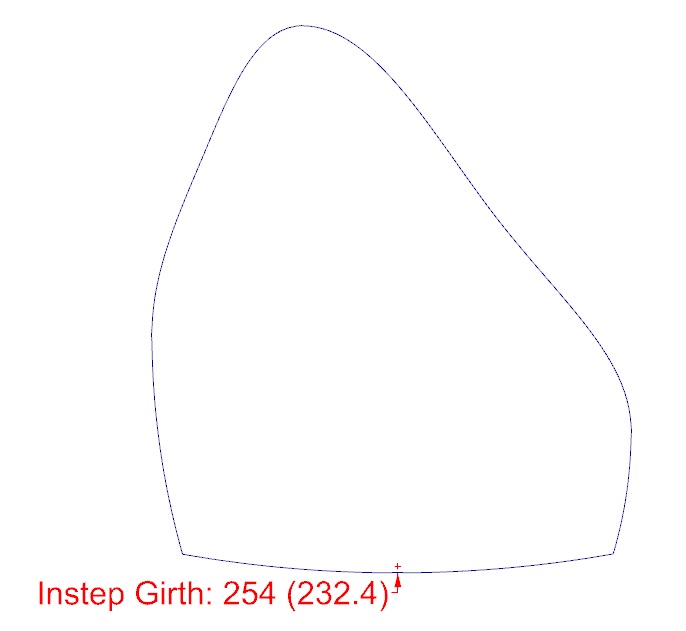 Measurements in 3DShoemaker - 3DShoemaker