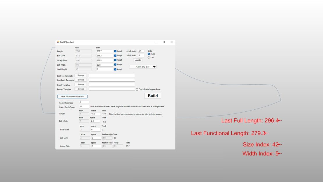 Shoe Last Design Software: 3DShoemaker - 3DShoemaker