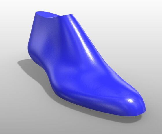 Developed Men's Shoe Last - 3DShoemaker