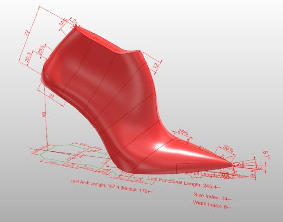 Shoe Last and Component Development Services - 3DShoemaker