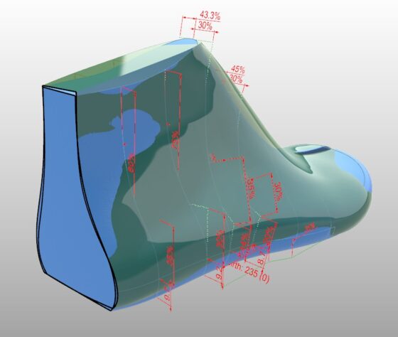 Shoe Last Parameterization - 3DShoemaker