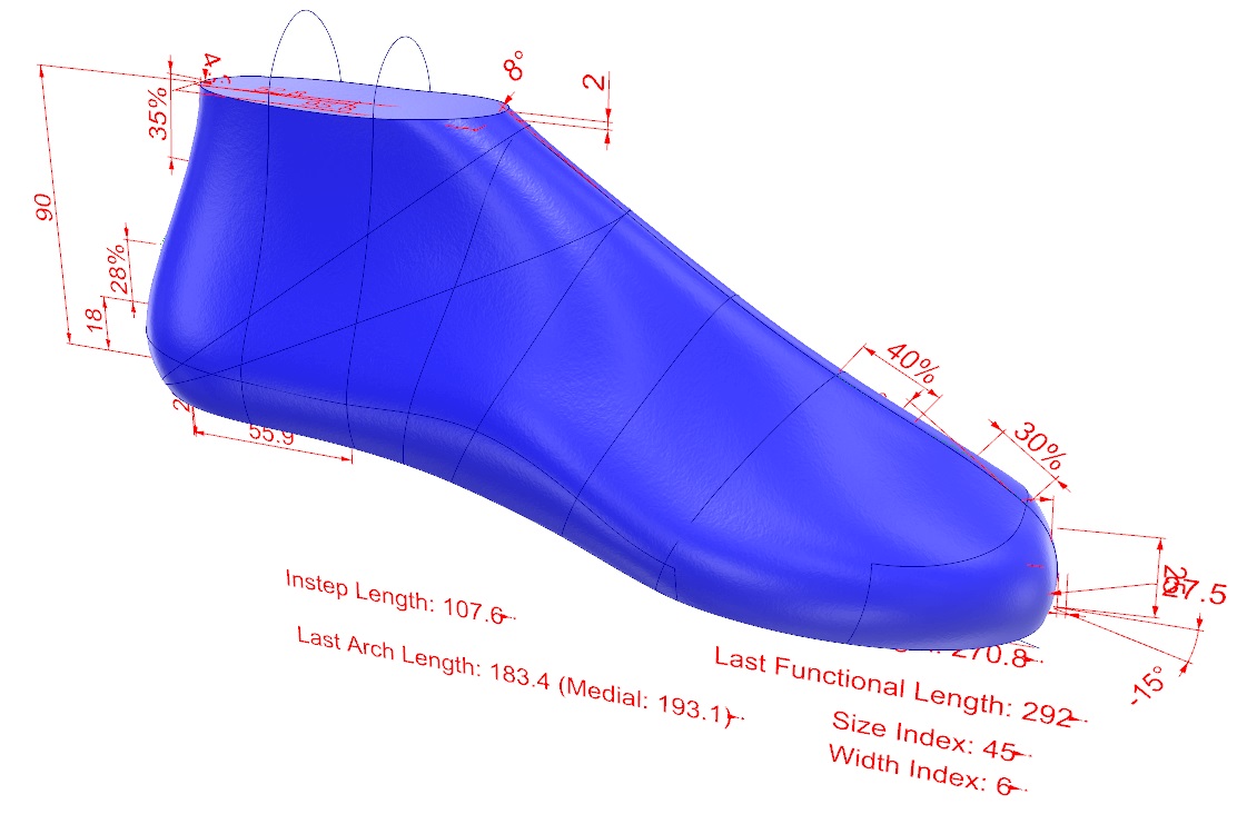 Climbing Shoe Lasts: 3D Printed and Parametric - 3DShoemaker
