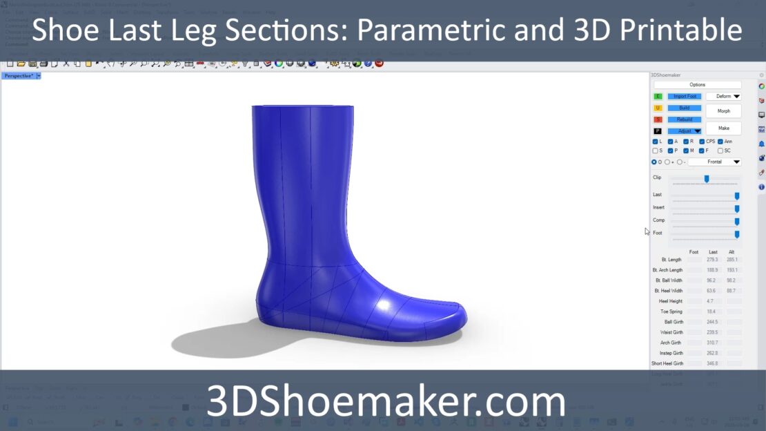 Free Insole Patterns for all Shoe Last Designs and Sizes - 3DShoemaker