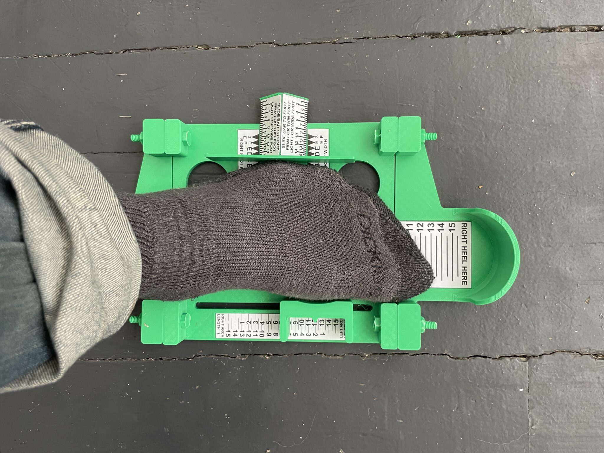 3D Printing a Shoe Size Measuring Device Similar to Brannock - 3DShoemaker