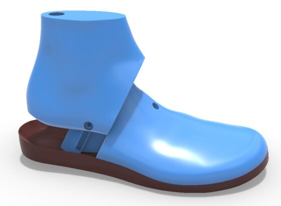 Supplement Design for Custom Orthopedic Shoe lasts - 3DShoemaker